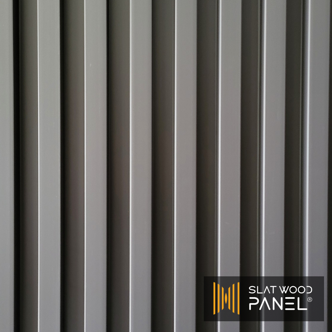 Dark Gray Slat Wood Panel - (25 sqft) — COMPOSITE LUMBER SUPPLY LLC