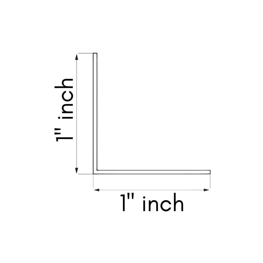 Trim Edge L-SHAPE Solid Color - Vinyl Ceiling (8ft L) (Pack of 4 units ...